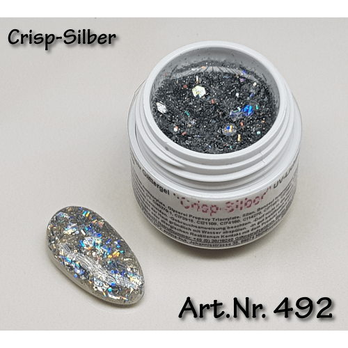 5ml UV Exclusiv Crisp Gel Silber